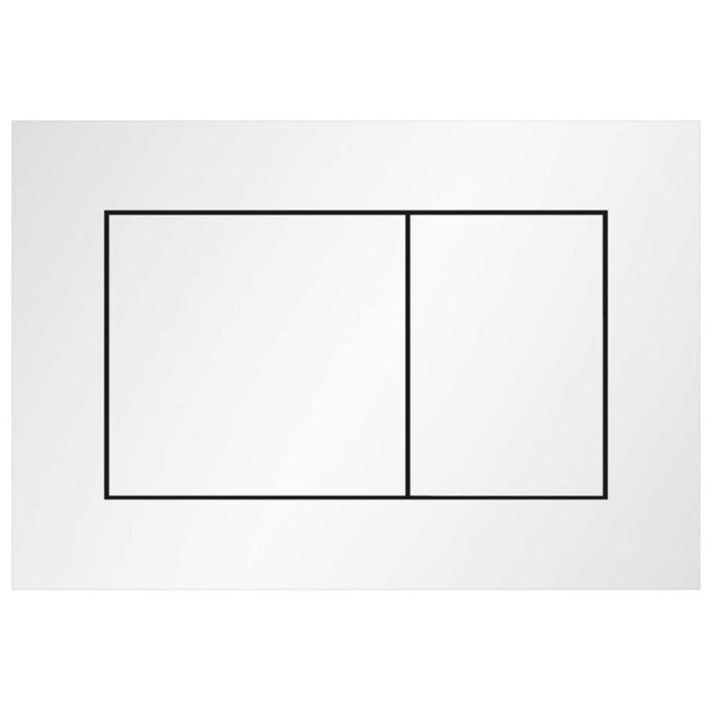 linyes Water Tank Panel Toilet Outlet Switch Toilet Flush Plate Dual ...