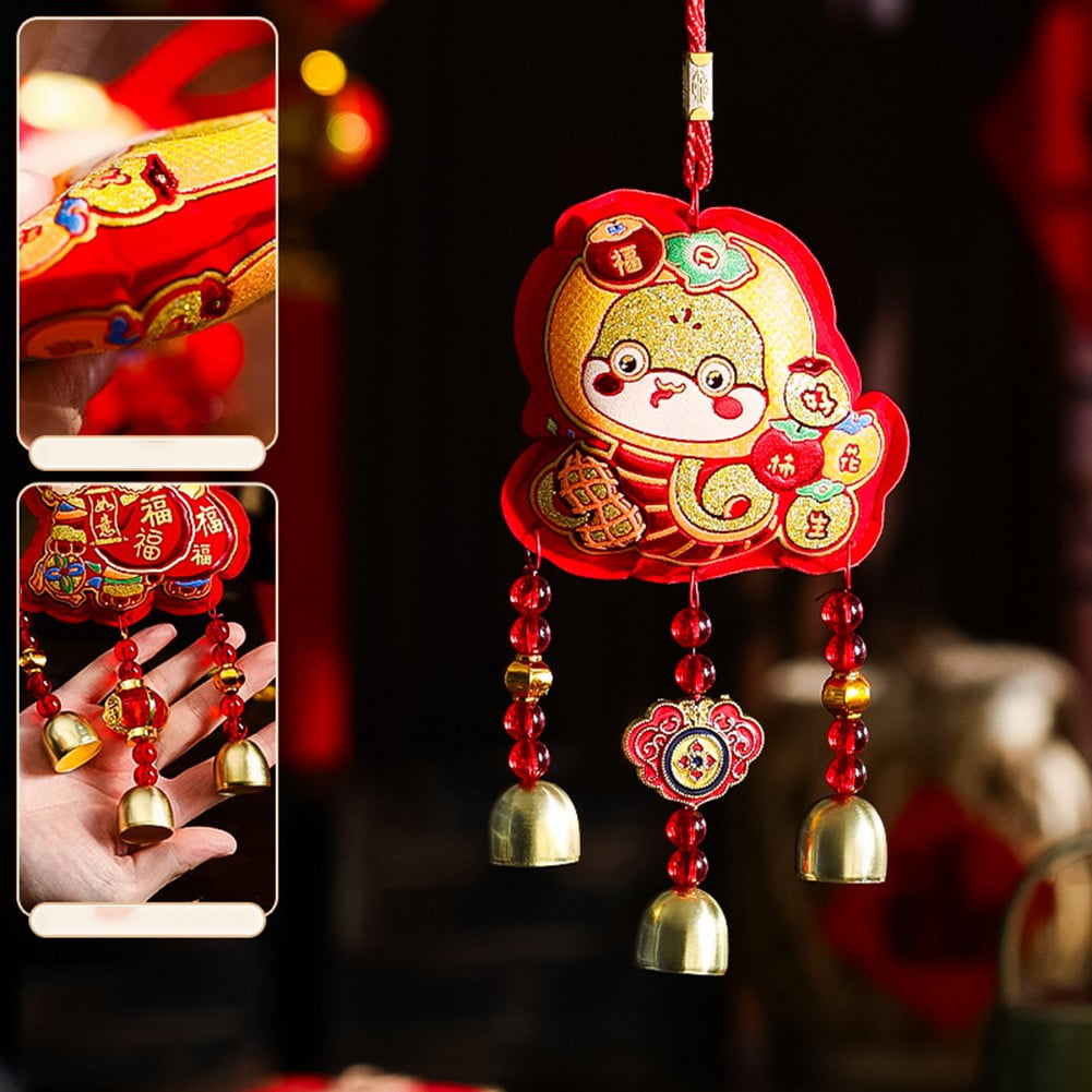 linyes Year of the Snake New Year Spring Festival Pendant 2025 Wind ...