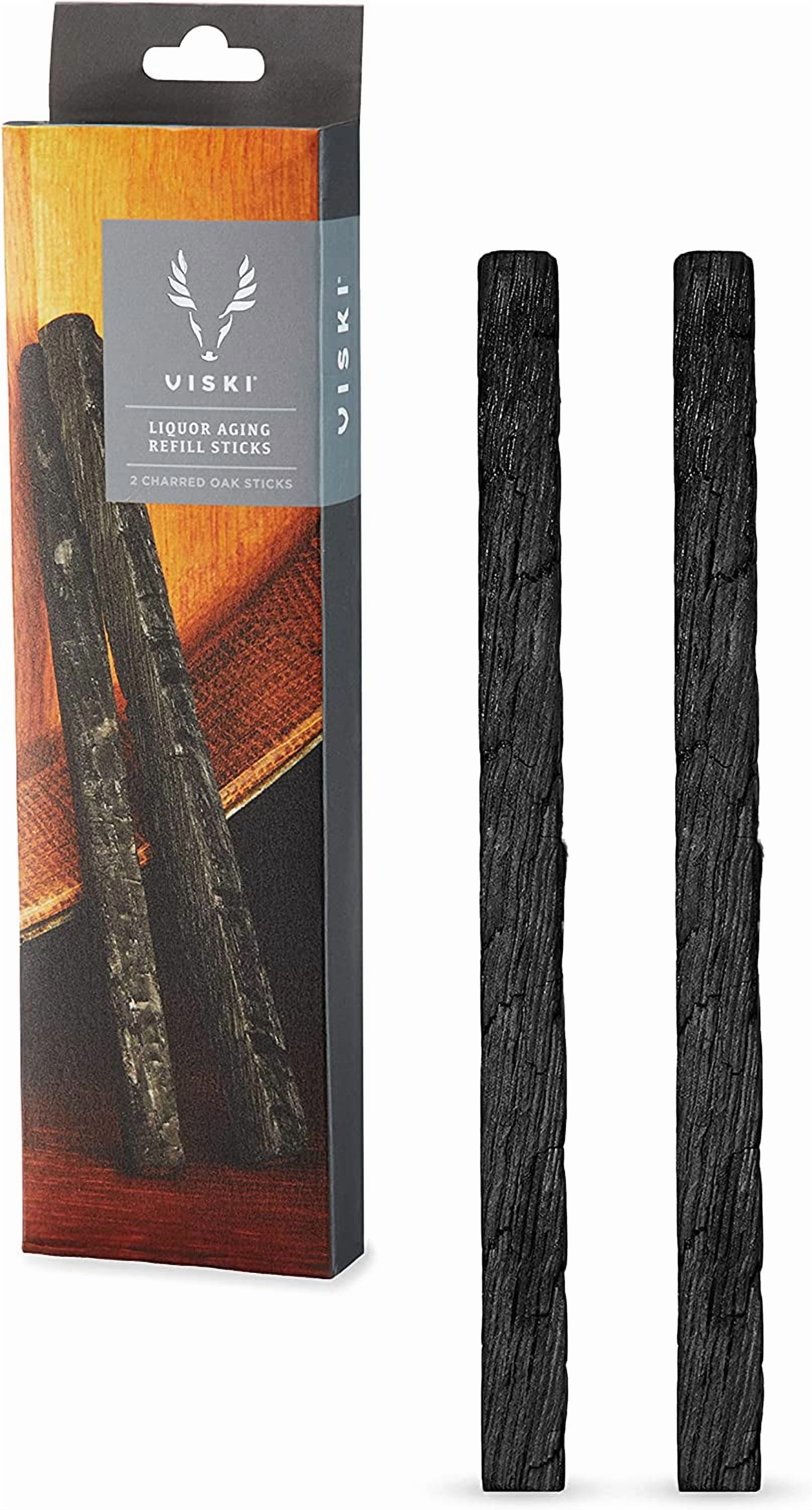 **liquor aging kit refill, 2 charred oak wood sticks for aging whiskey ...
