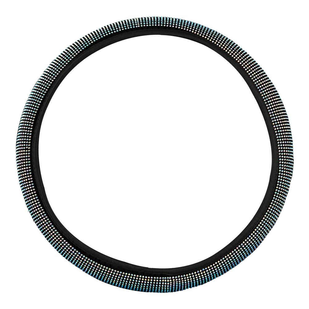 liraijei Crystal Sparkling Rhinestone Car Steering Wheel Cover with Bling Diamond J2J3 - Walmart.com