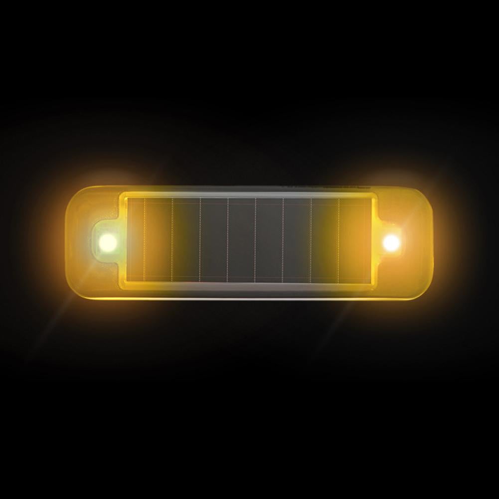 liraijei Fgbetcv Car Alarm Warning Solar Flash LED Light,Warning Anti ...