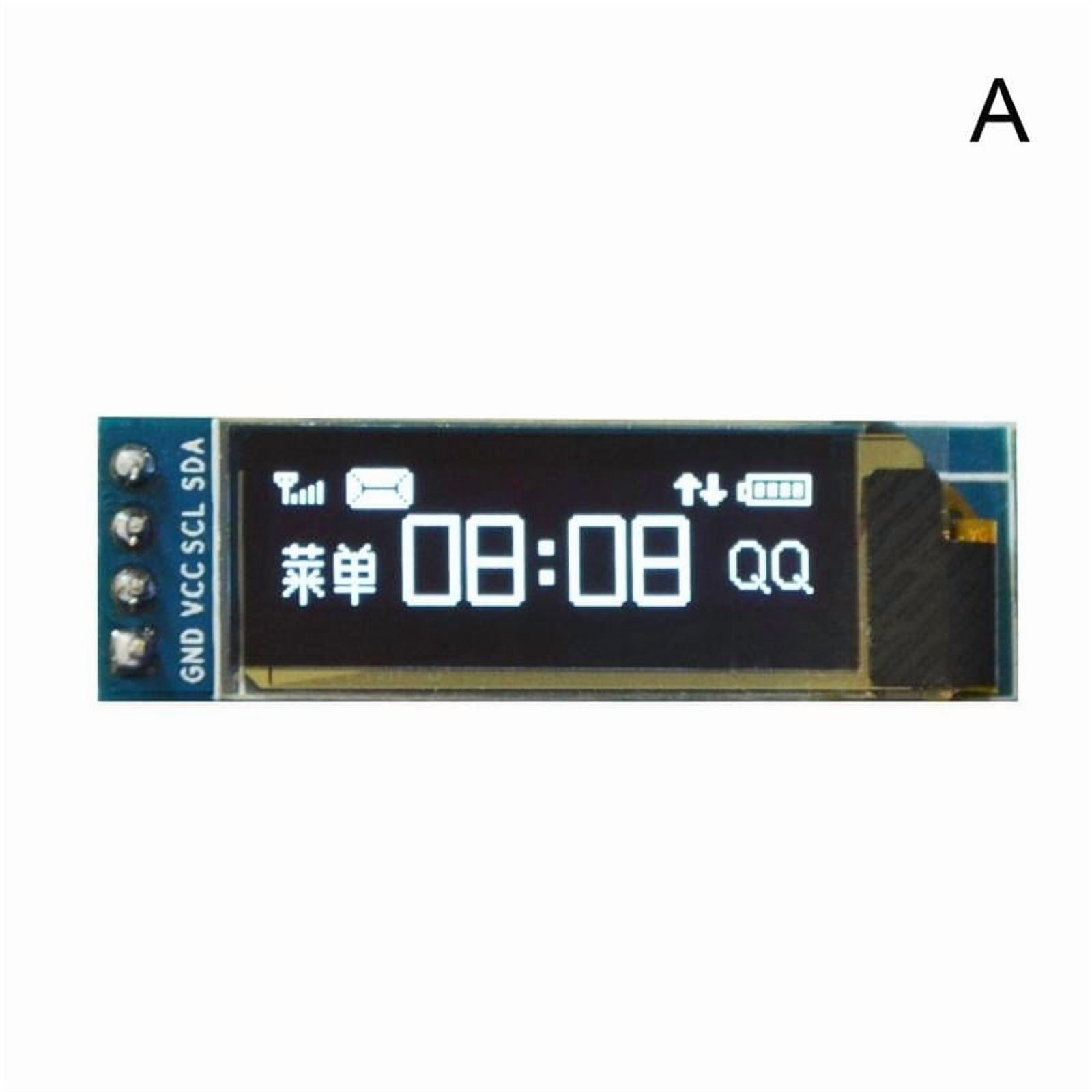 liraijei NEW IC I2C 0.91inch 128x32 Blue OLED LCD Display Module 5v 3.3 For PIC V0Z7 - Walmart.com