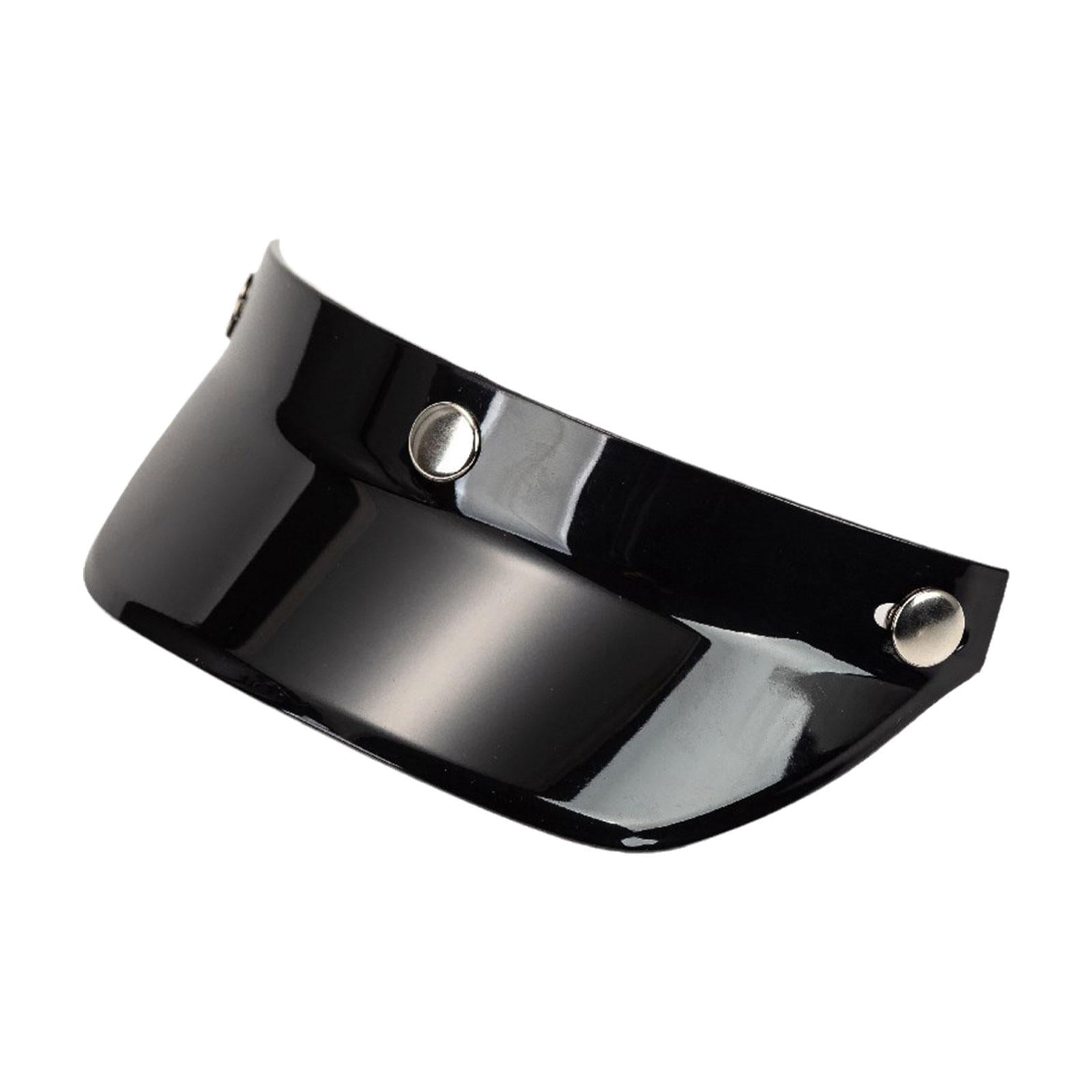 liraijei Universal 3Snap Motorcycle Helmet Peak Len Open Face Shade ...
