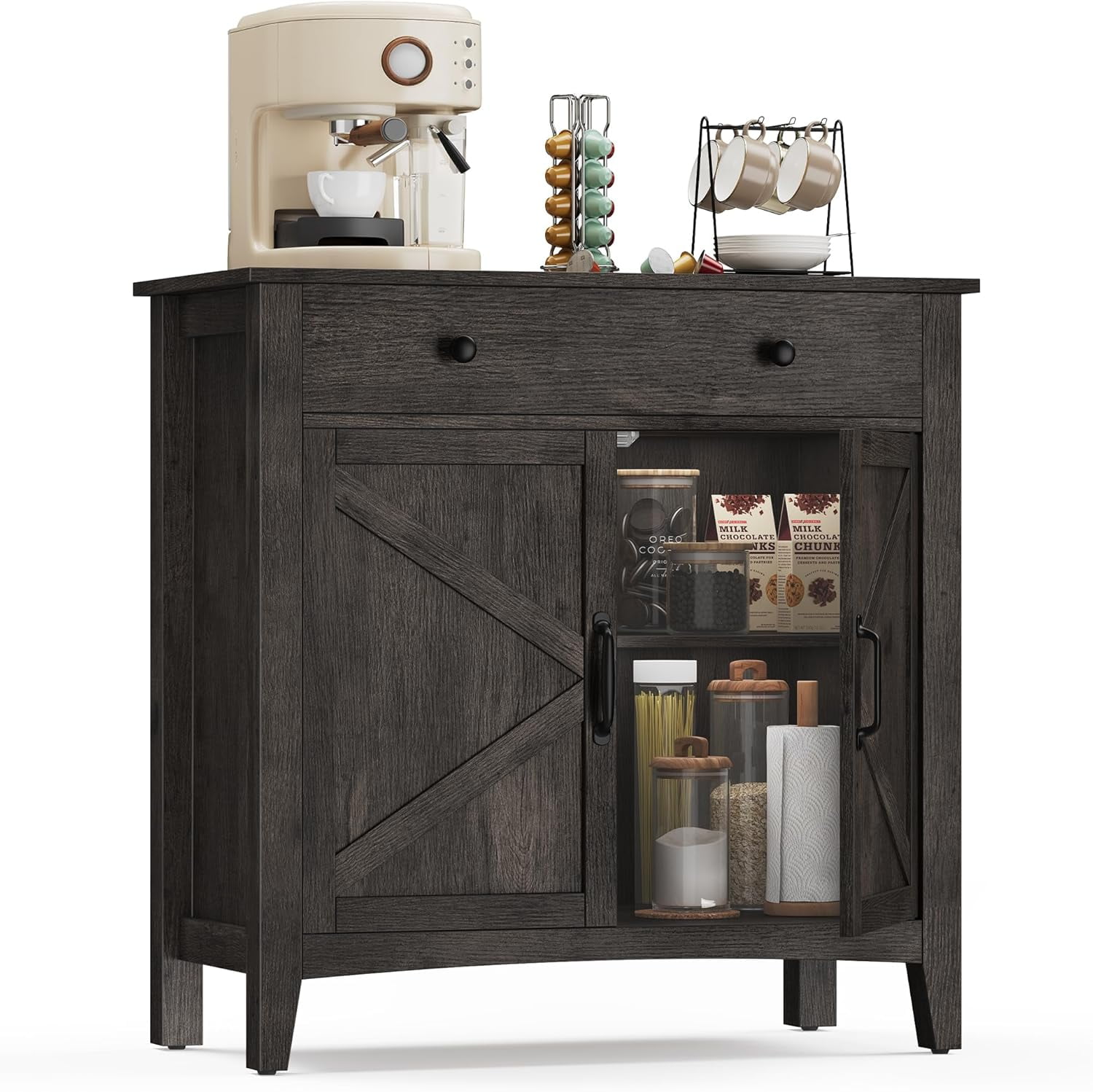 **liry collection - buffet cabinet, coffee bar cabinet with a drawer ...