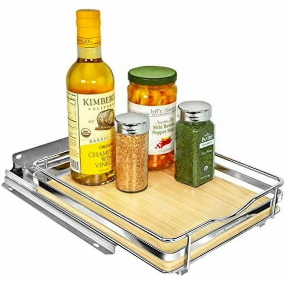 ® Élite™ Pull Out Spice Rack Organizer for Inside Kitchen Cabinets - 8 ...