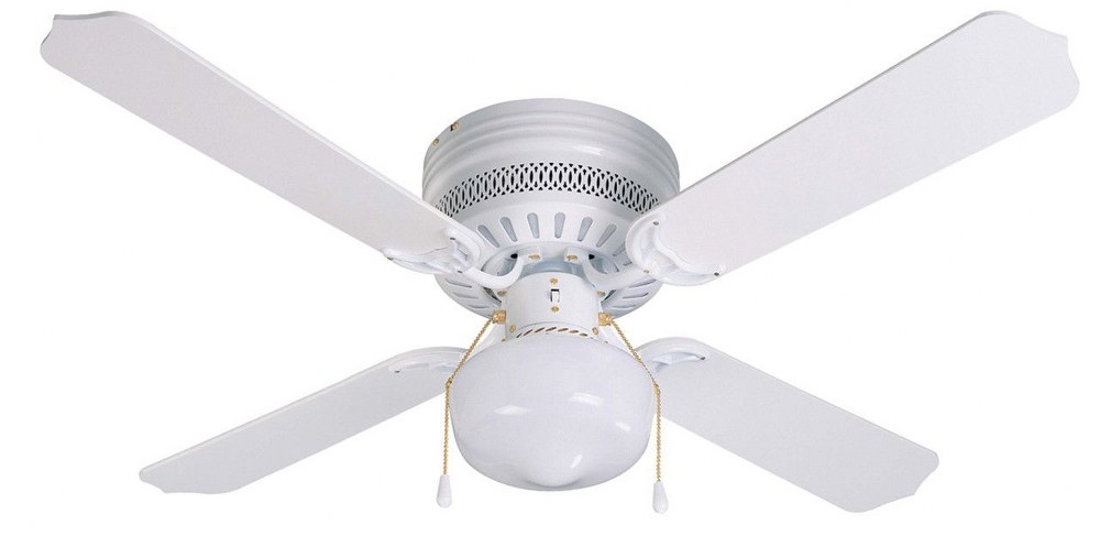Ceiling Fan Light Kit With Clear Ribbed Cone Glass, Maximum Four 60 ...