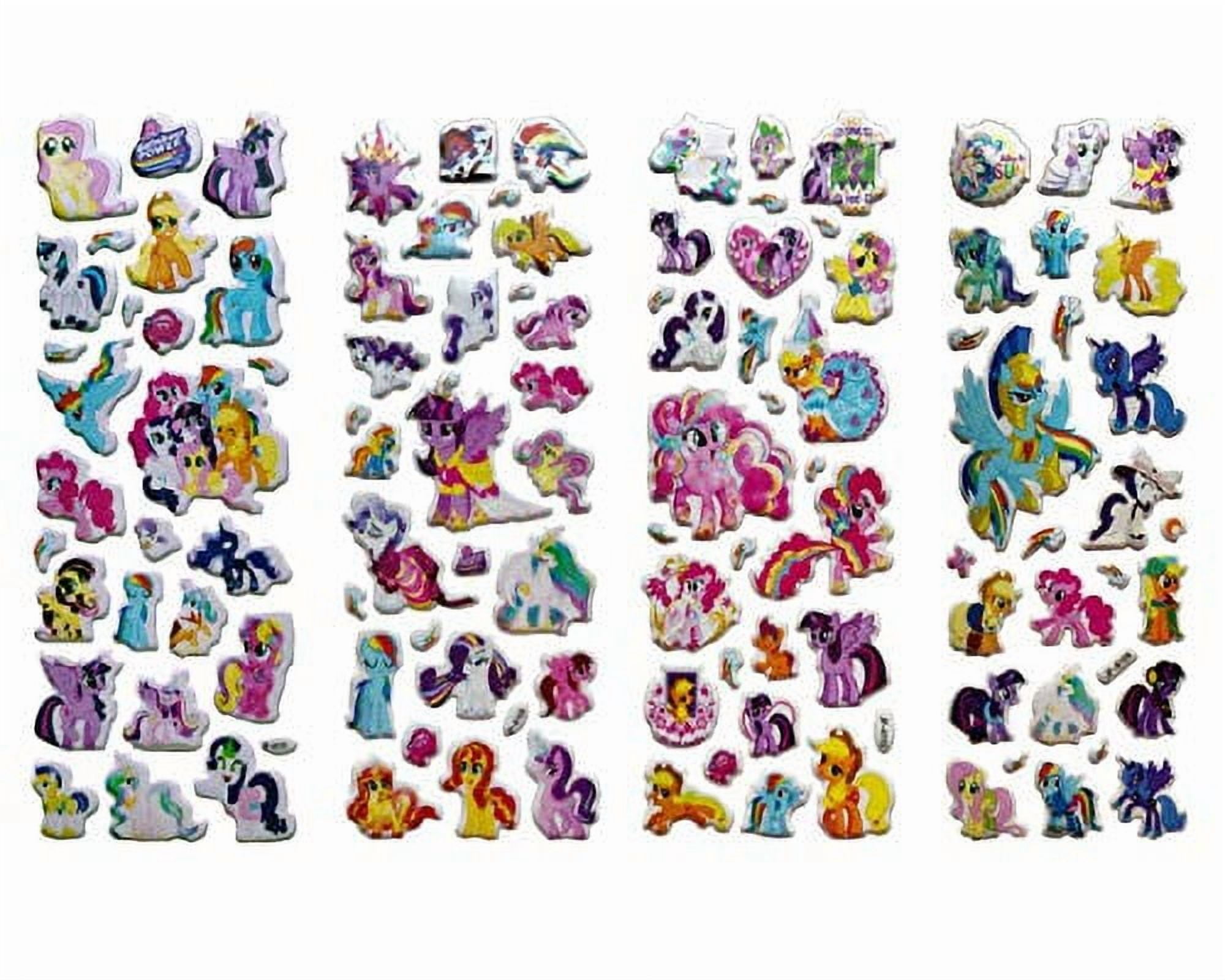My little Pony Stickers?200 Puffy Stickers?8 Sheets Party Favors?Kids ...