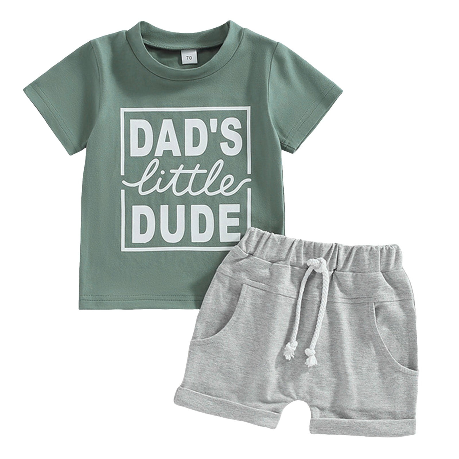 little boys clothes Toddler Baby Boy Summer Clothes Shorts Outfits Dad ...