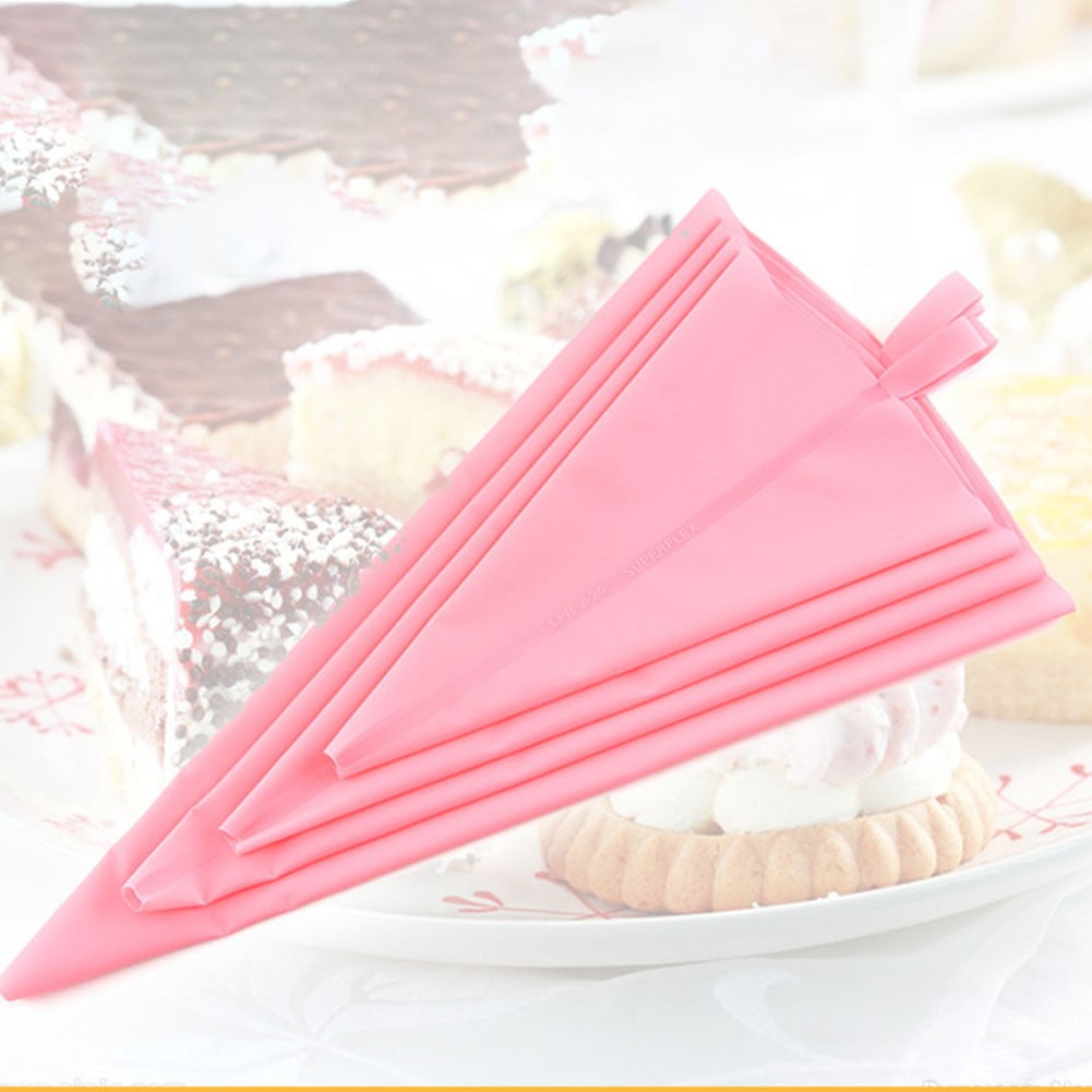 little home 1Pcs Reusable Silic Pastry Bag Cream Cake Bake Decorate ...