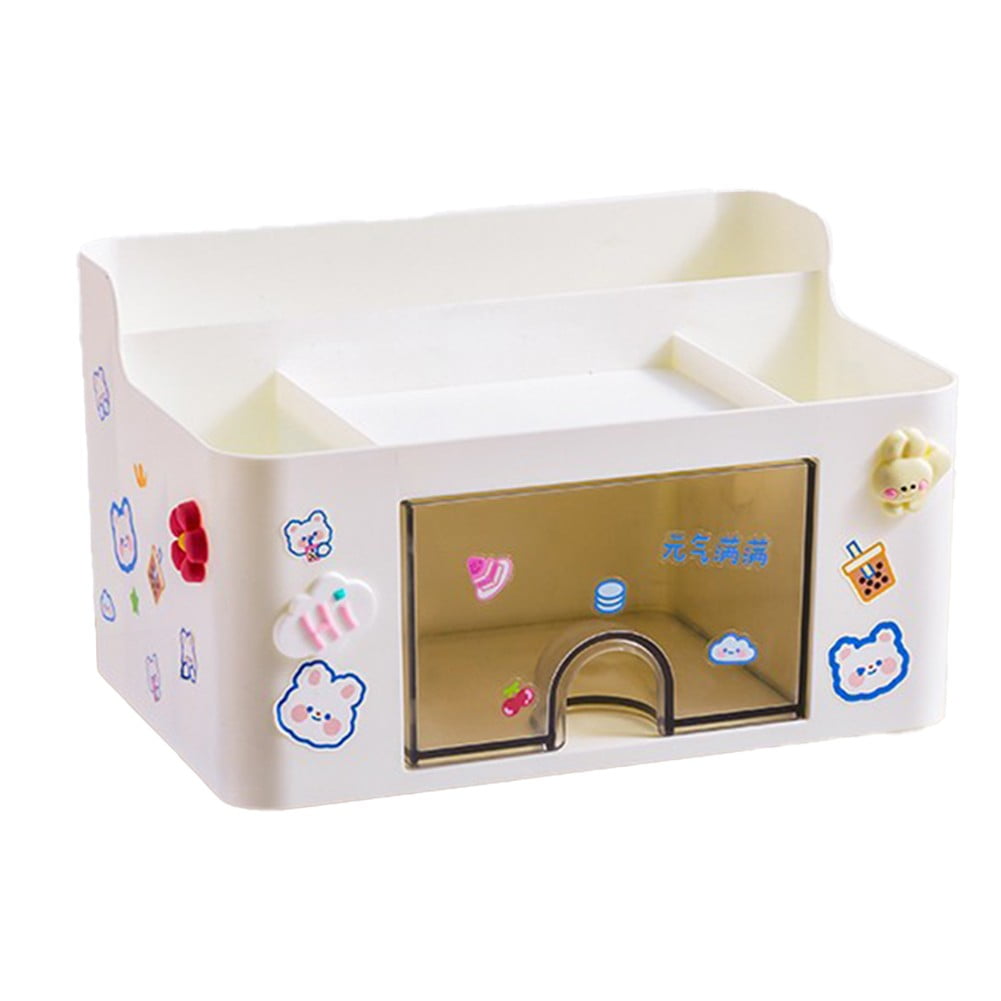 little home Desktop drawer-style multi-grid storage box with multi ...