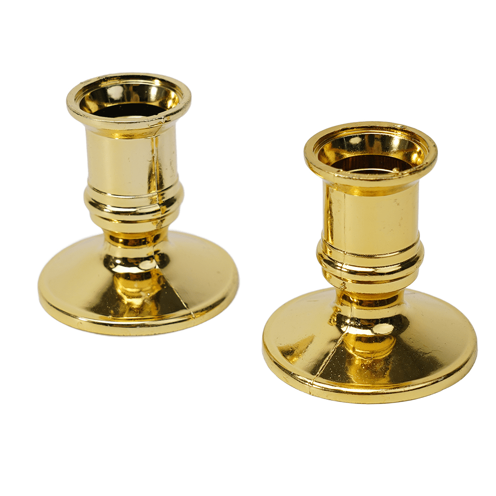 little home Gold Candlestick Candle Holders - Decorative Candle Holders ...