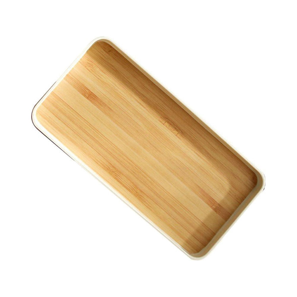 little home Plastic Tea Fruit Rectangular Plate Breakfast Server Lap ...