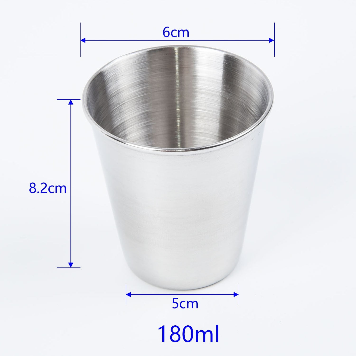 little home Stainless Steel 30/70/180/320ml Beer Cola Milkshake Cup For ...