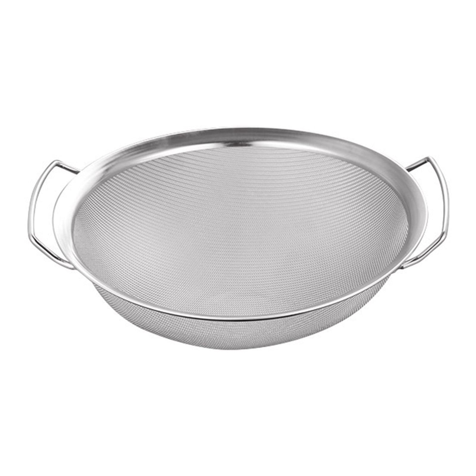 little home Stainless Steel Fine Mesh Strainer Basket Double Handle ...