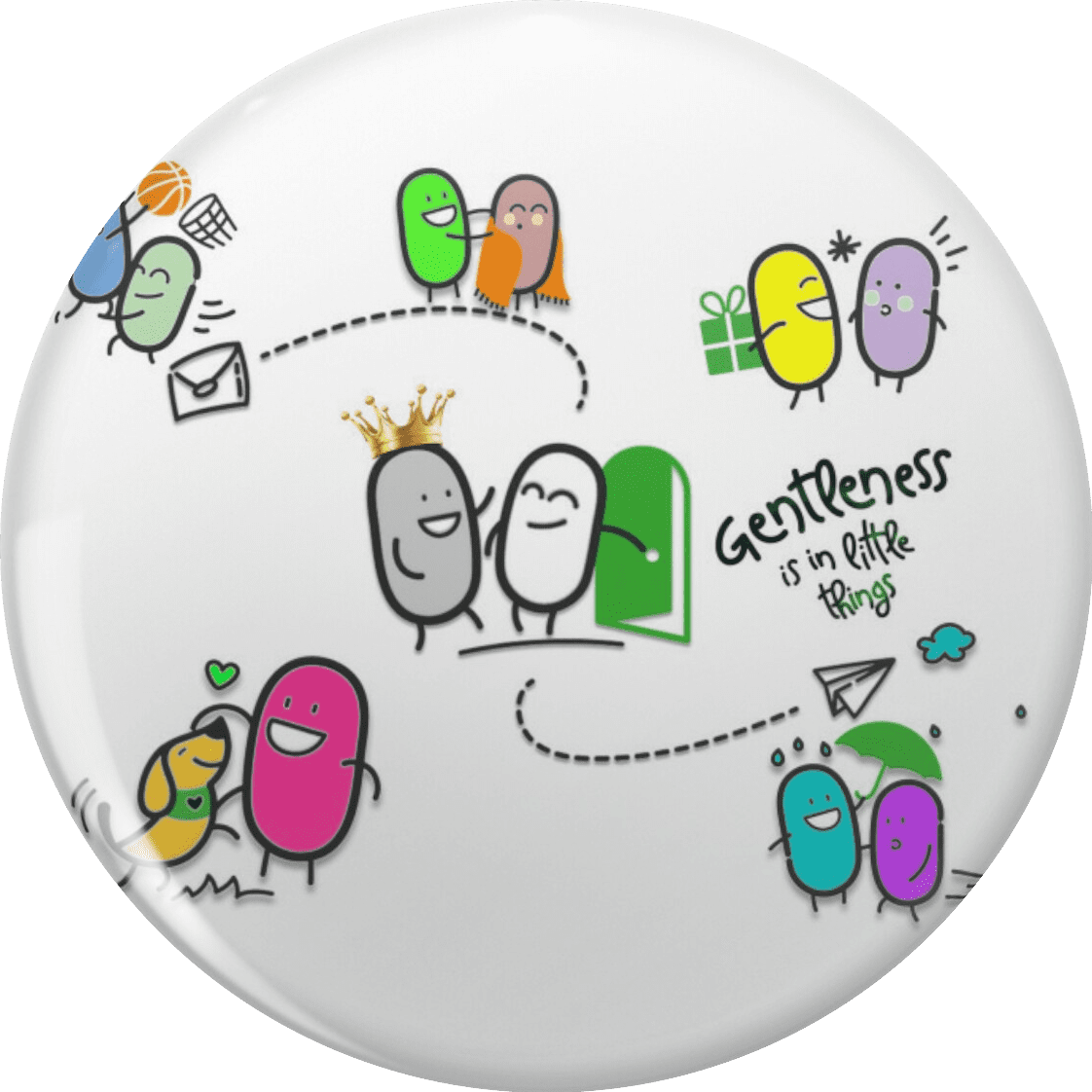 little things make us happy Pin Lapel Pin Brooch Steel Pins Badge 0.75 ...