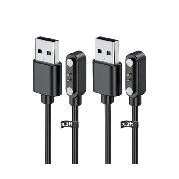 liuliuliu [2-Pack] Charger for Pebblebee Tracker Universal Tag 3.3Ft ...