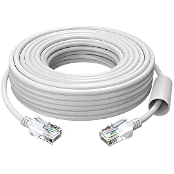 liuliuliu Cat5e Ethernet Cable 60ft High Speed Network RJ45 wire cord 8 ...