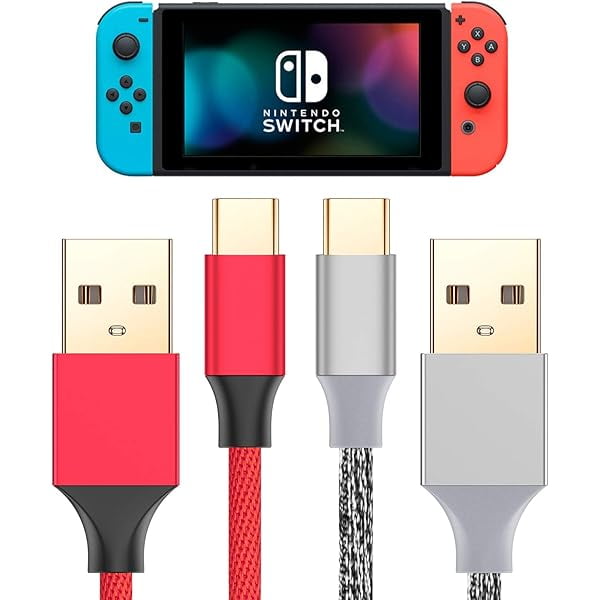 liuliuliu Charger Cable for NS Switch and Xbox Elite Series 2-2 Pack ...