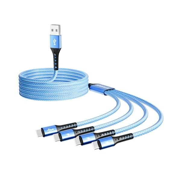 liuliuliu USB 3.0 Splitter Y Cable USB 1 Female to 2 Male Extra Power Data Extension Cable for 2 ...