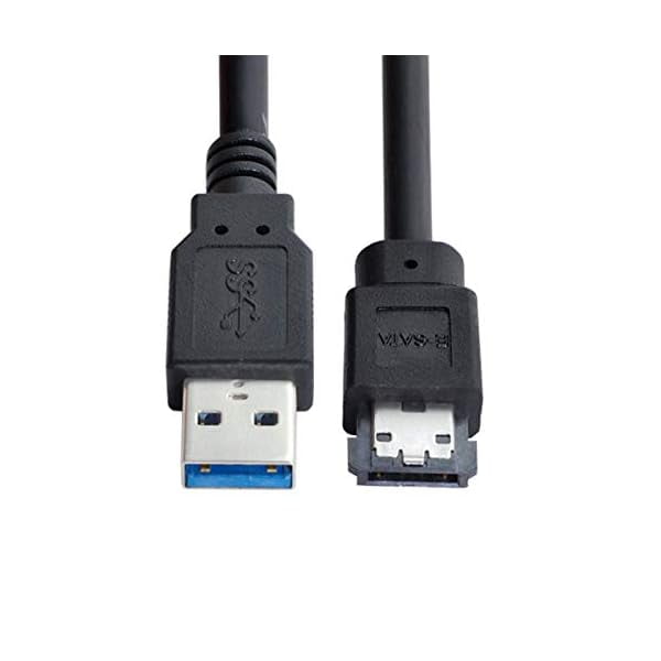 liuliuliu USB 3.0 to eSATA Adapter USB to HDD/SSD/ODD Converter eSATA ...