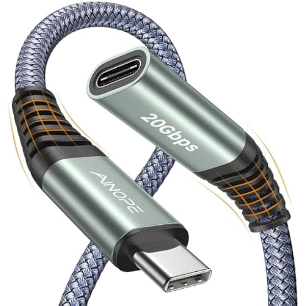 liuliuliu USB C Extension Cable, 20Gbps/USB3.2 Fast Transfer USB Type C ...