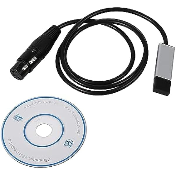 liuliuliu USB DMX 512 Adapter, USB to DMX Interface Adapter Controller ...