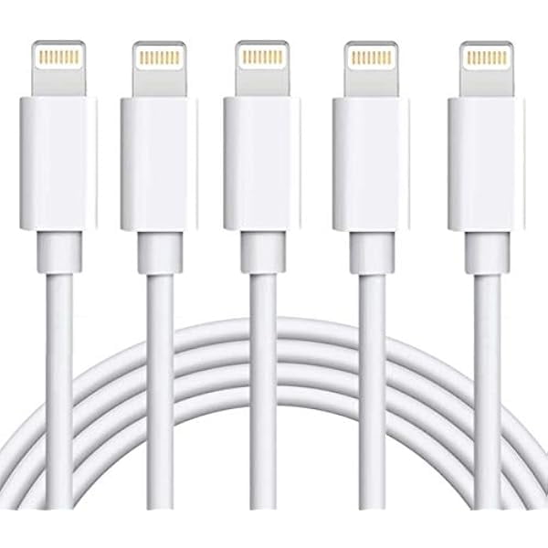 liuliuliu iPhone Charger Cable 5 Pack 6FT USB Fast Charging Syncing ...