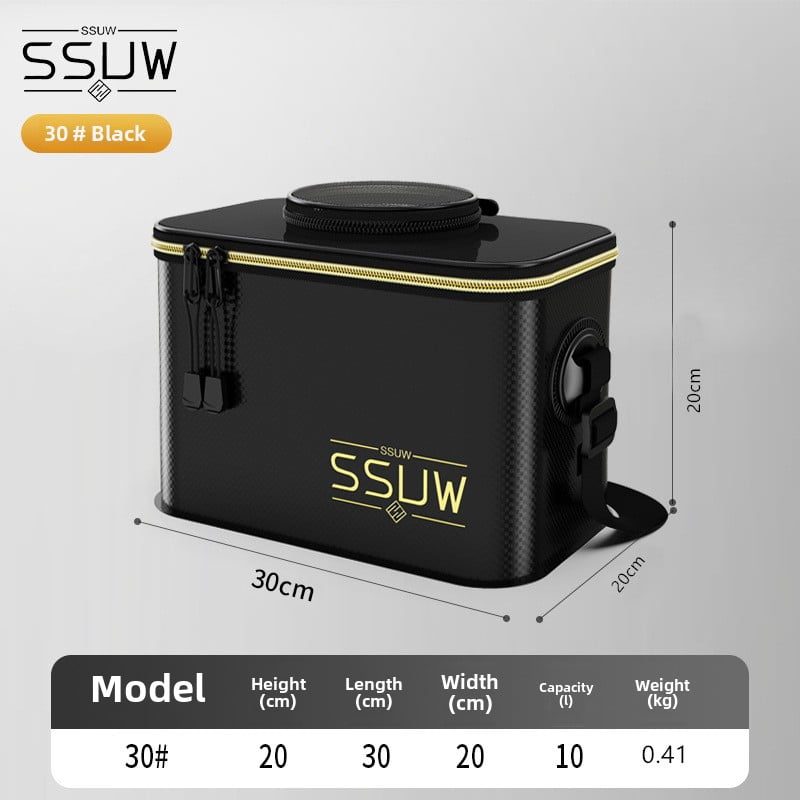 live fish bucket EVA thickened fish bucket portable water tank fishing ...