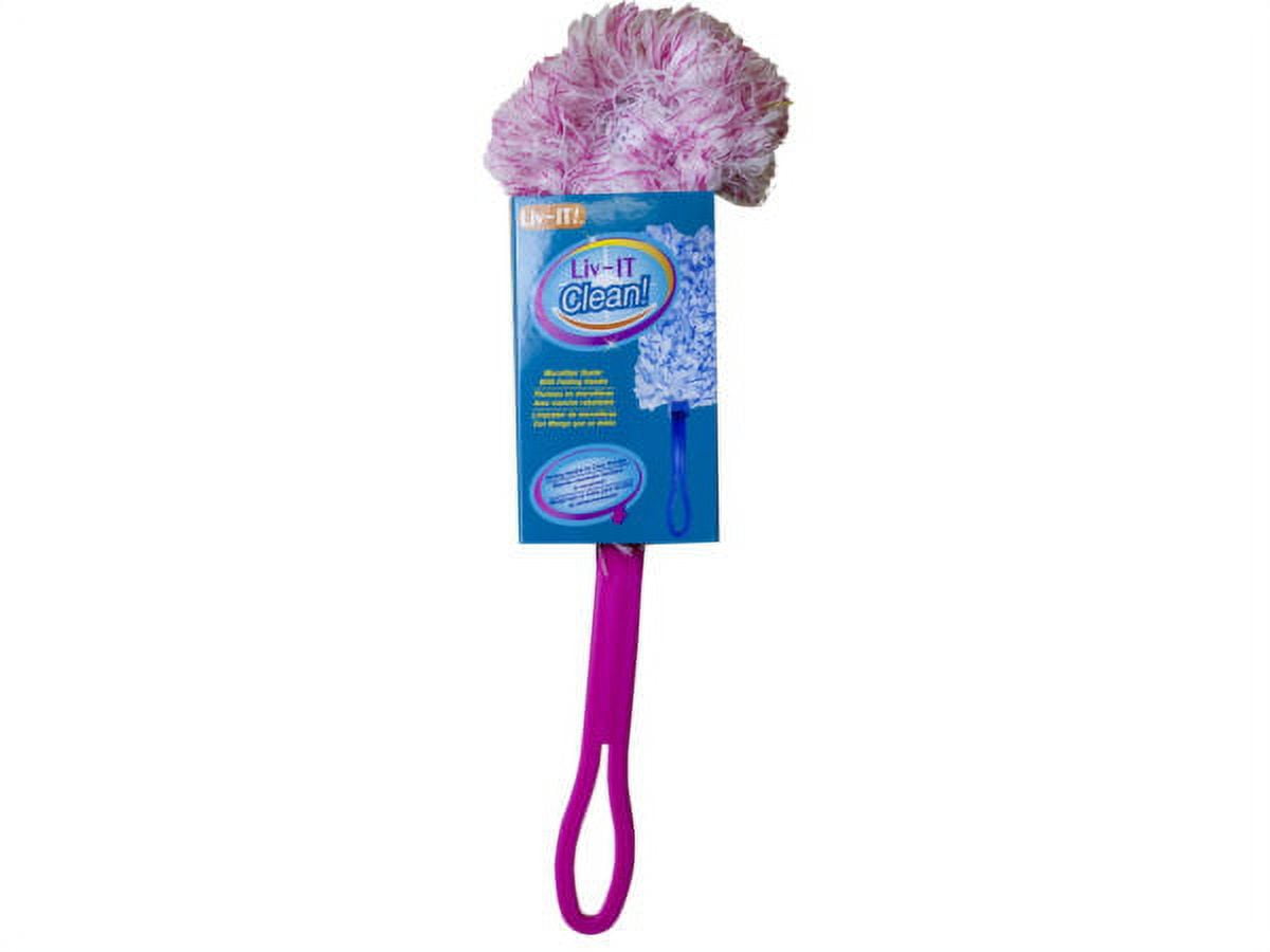 livit clean microfiber duster with folding handle in assor - Walmart.com