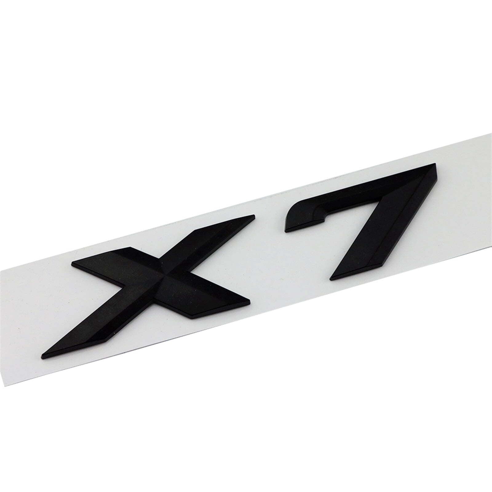 lixiao 3D ABS Black Chrome Letters Compatible With Cars Rear Trunk ...