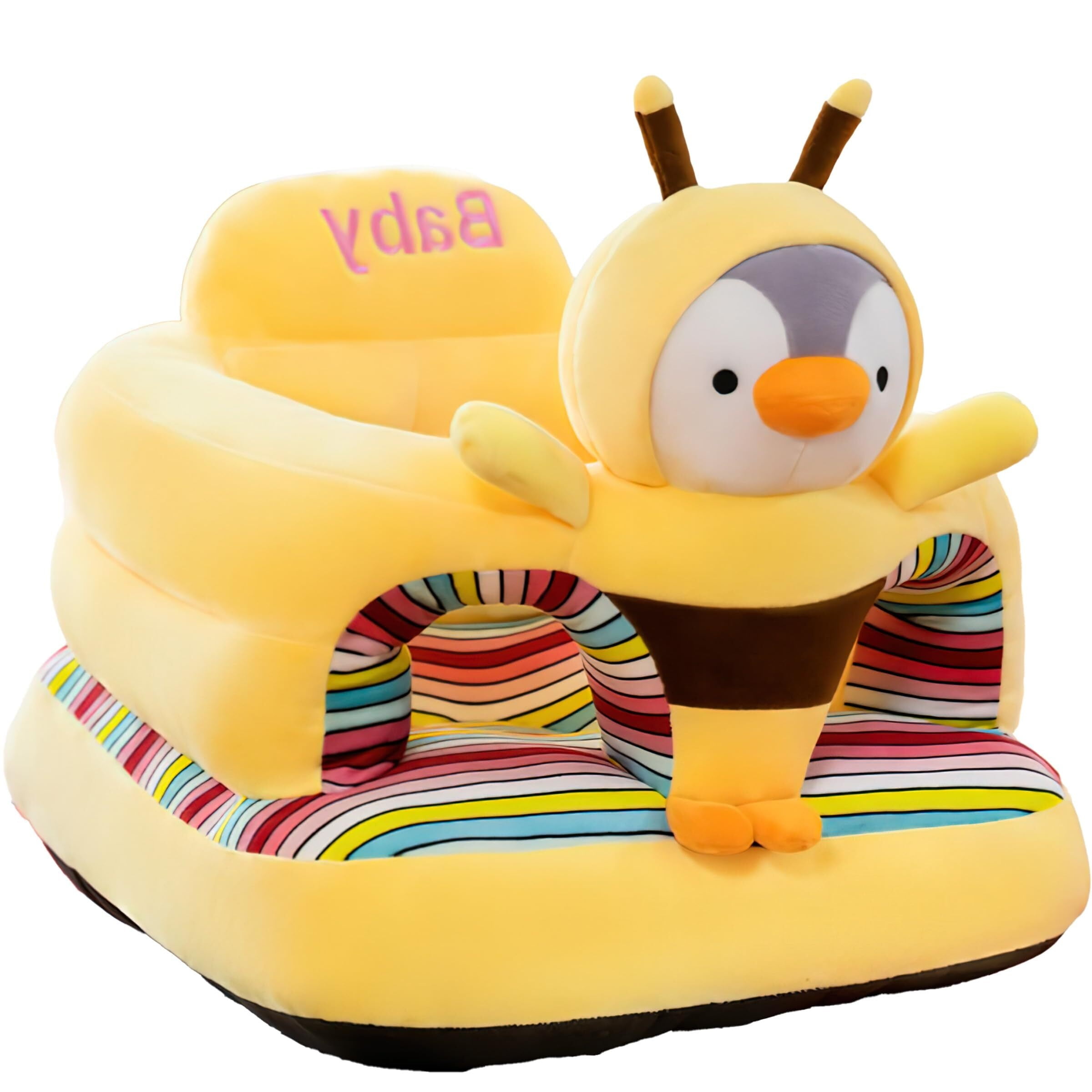 lixiao Adorable Toddler Sitting Sofa Chair with Cozy Plush Infant ...