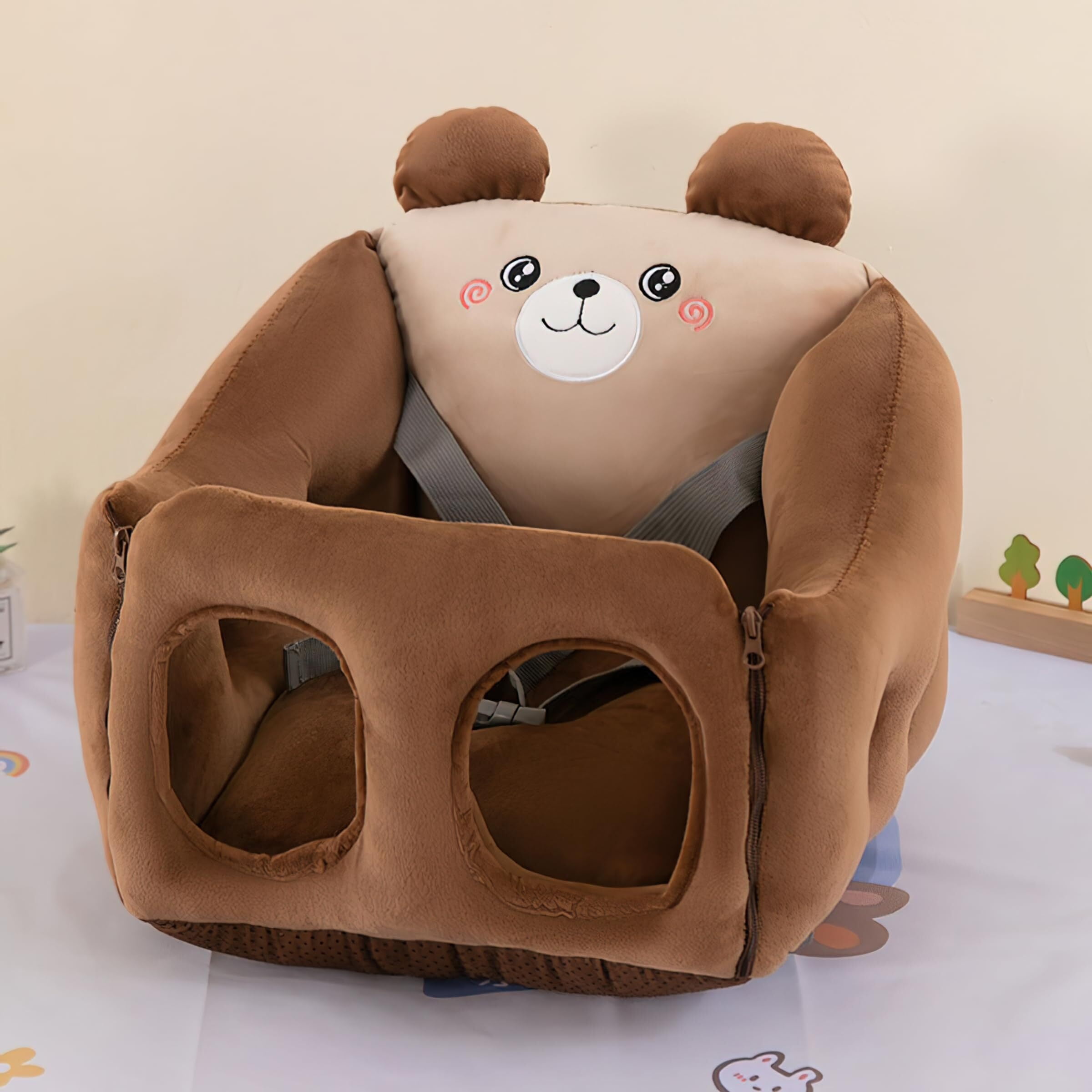 lixiao Adorable Toddler Sitting Sofa Chair with Cozy Plush Infant ...