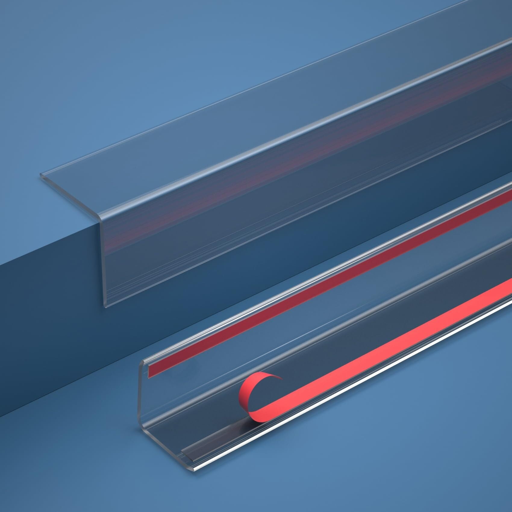 lixiao Clear Wall Corner Protector - 5pcs Clear Corner Guard, Self ...