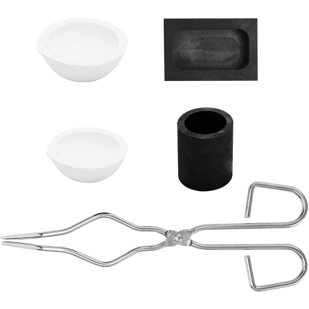 lixiao Crucible Tong, Stainless Steel Crucible Tongs, Professional ...