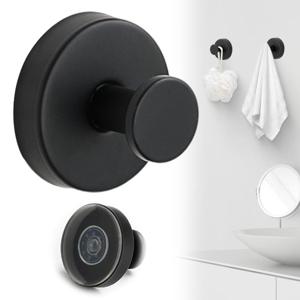 lixiao Suction Cup Hooks for Shower, 2024 Upgraded Stainless Steel ...