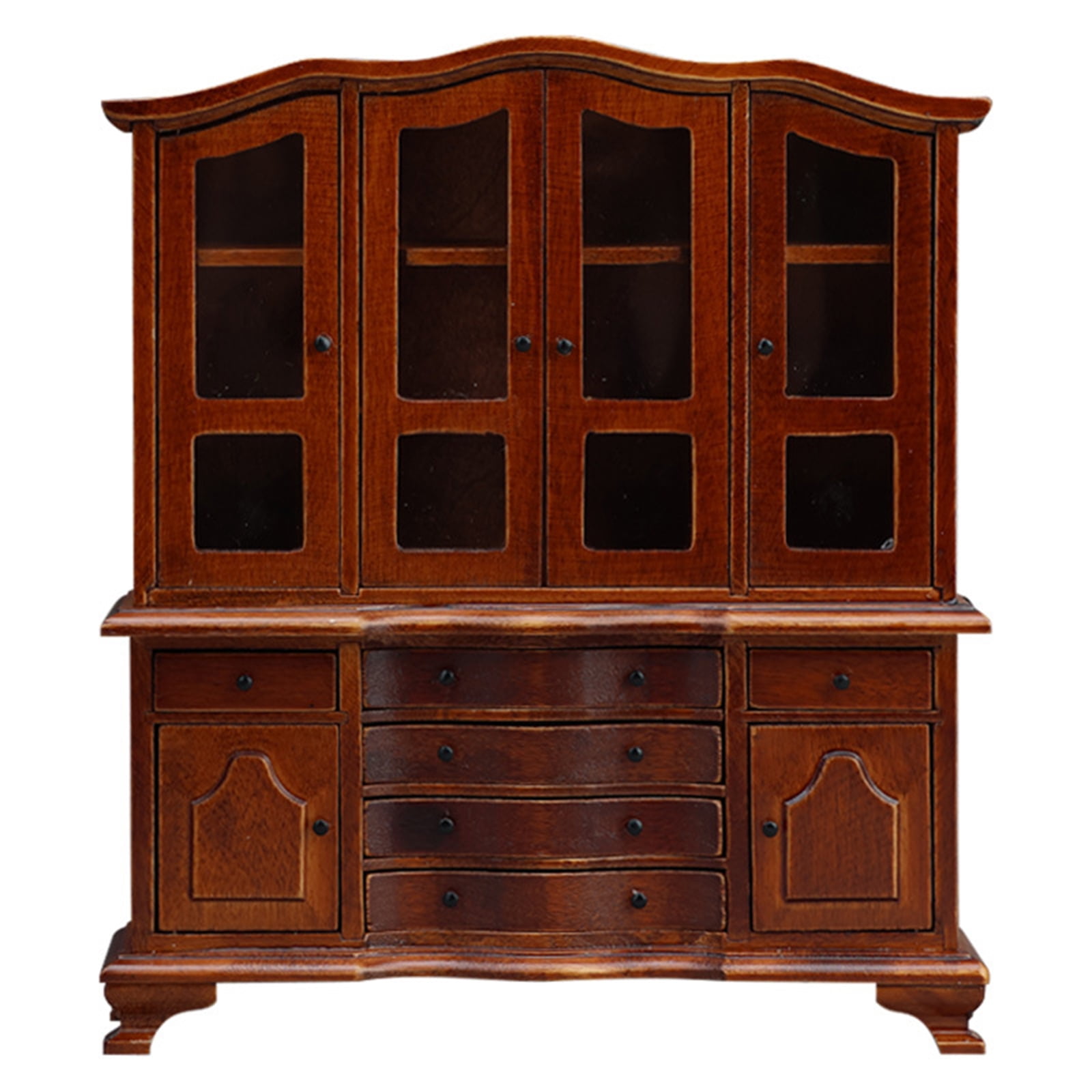 lixuesong 1/12 Dollhouses Miniature Display Cabinet with Functional ...