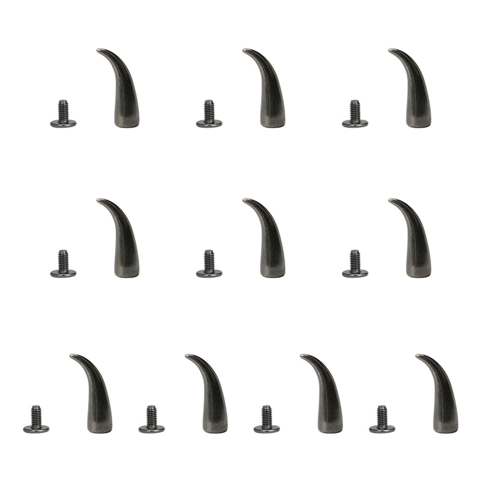 lixuesong 10 Set Unique Spikes Screwback Spikes Fashion Accessories ...