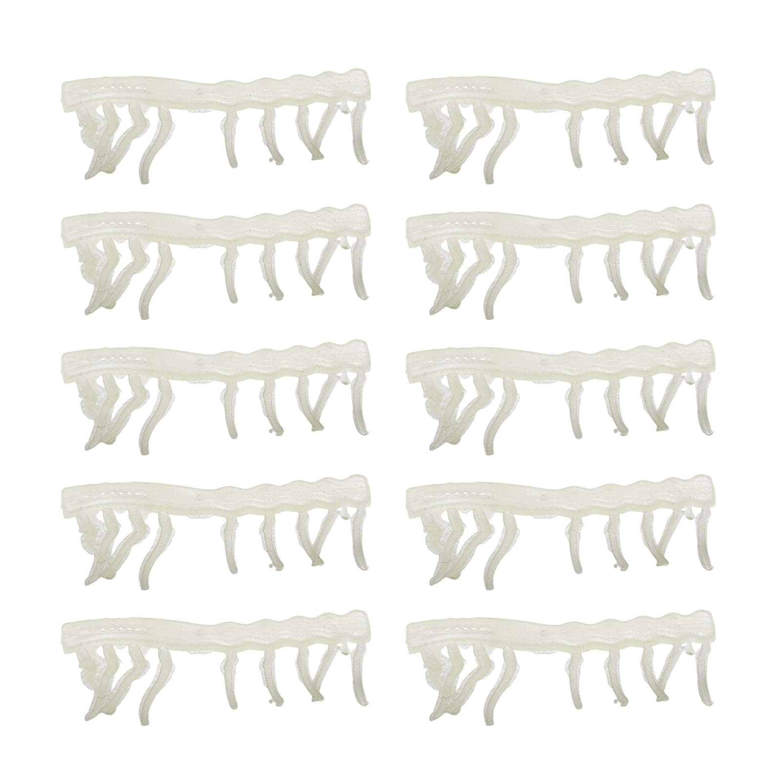 lixuesong 10Pcs Soft Fishing Lures Set Glowing Crawfishes Baits Shrimp Claw Artificial Shrimp ...