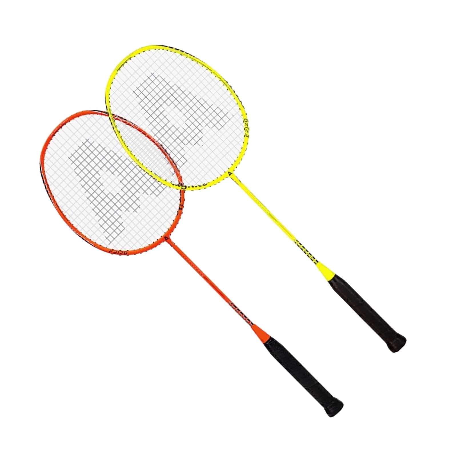 lixuesong 1Pair Professional Double Badminton Racquet Set Light Weight ...