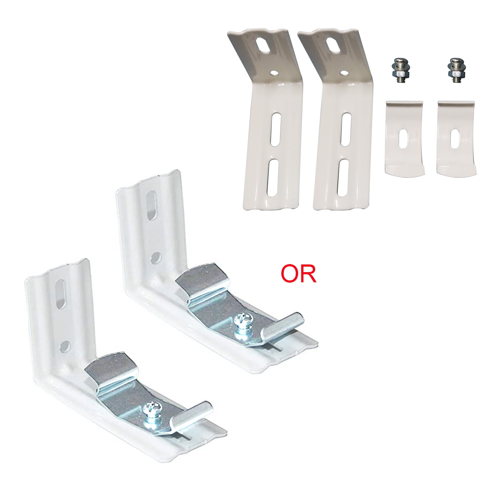 lixuesong 2 Pcs Heavy Duty Curtain Brackets Vertical Blind Bracket for ...