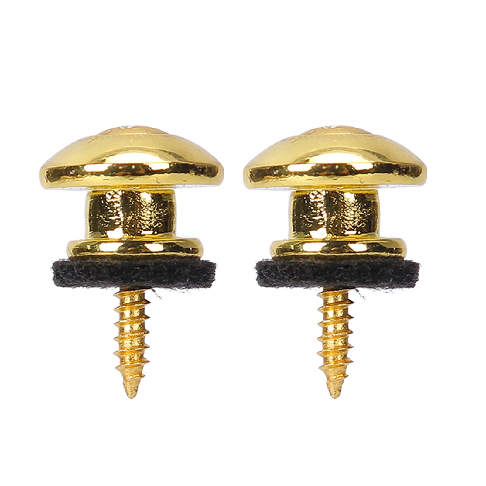 lixuesong 2 Pcs Metal Heavy Duty Guitar Strap End Pin Replacement ...