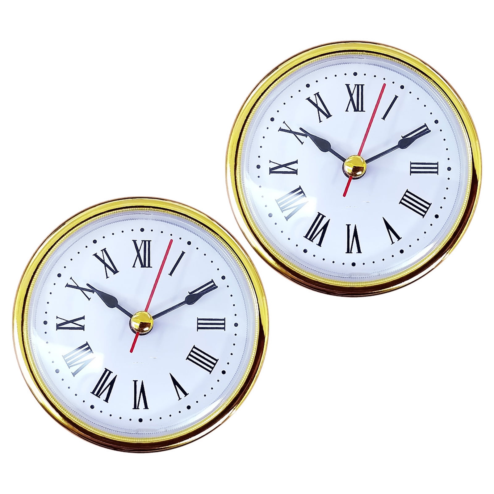 lixuesong 2Pcs Elegant 65MM Quartzs Clock Insert for Repair with Roman ...