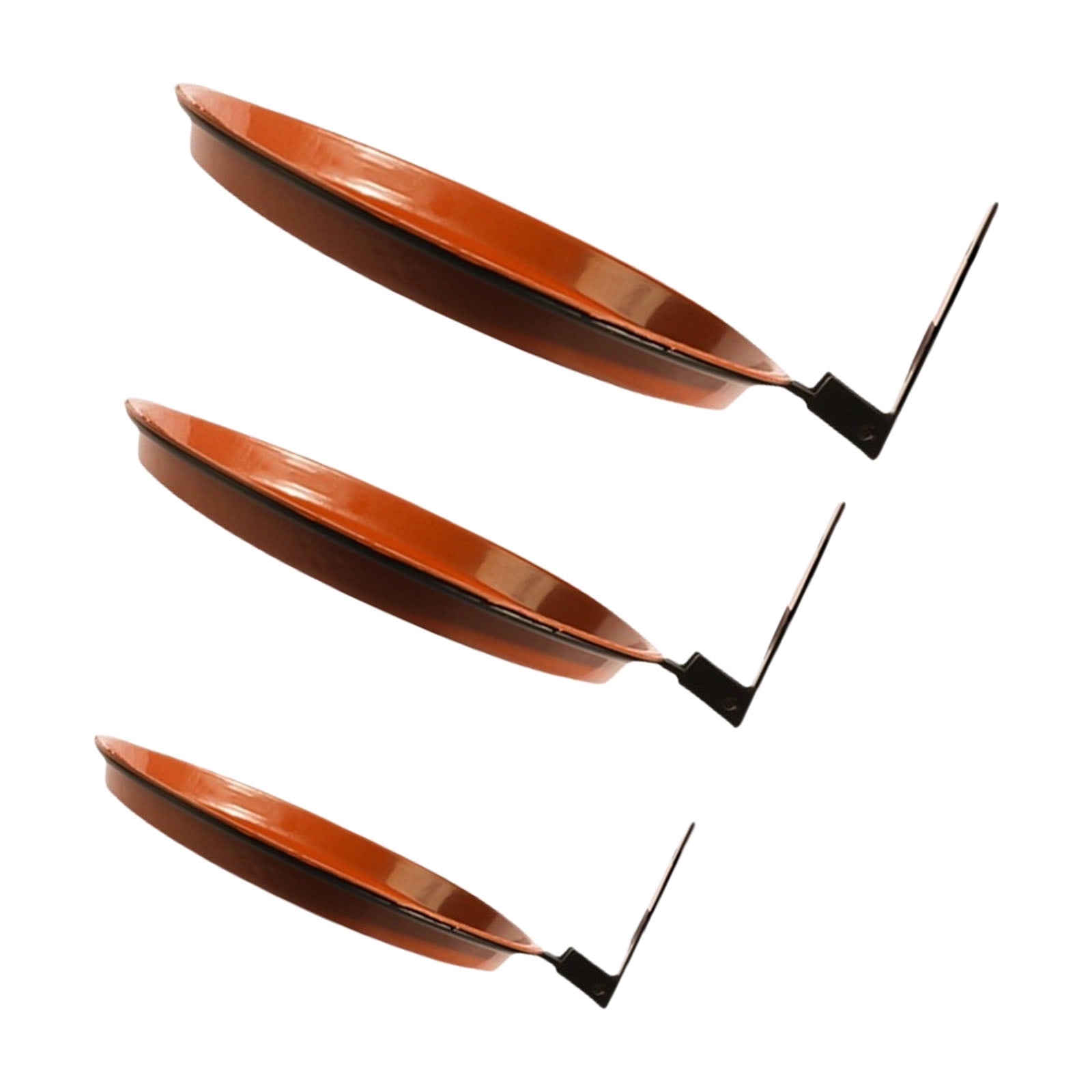 lixuesong 3pcs Outdoor Bird Feeder Station with Rustproof Iron Frame ...