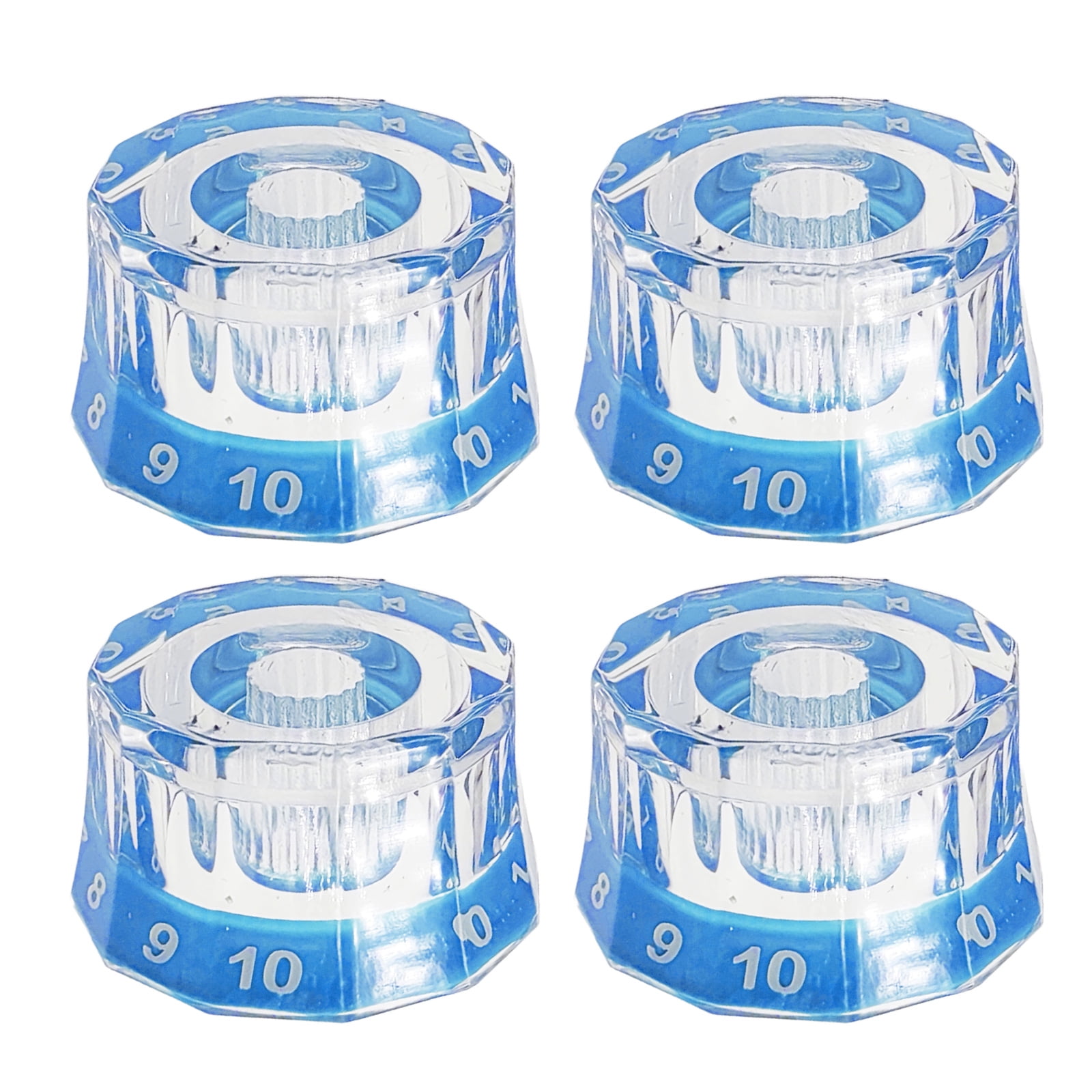 lixuesong 4Pcs Guitar Knob Round Volumes Tone Control Knobs Replacement ...