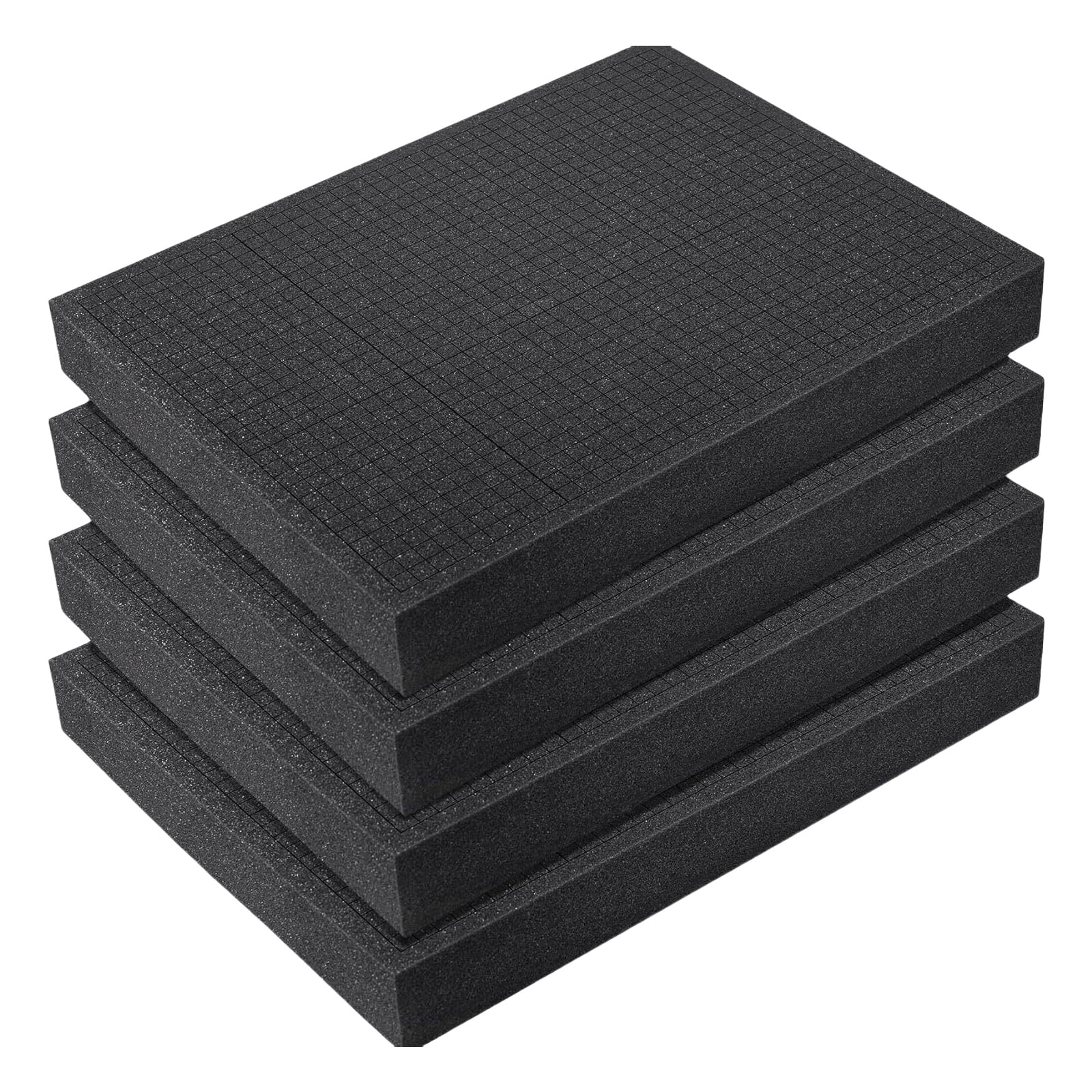 lixuesong 4Pcs Pick Apart Foam For Shock Absorbing Sponge Sheet Cutting ...