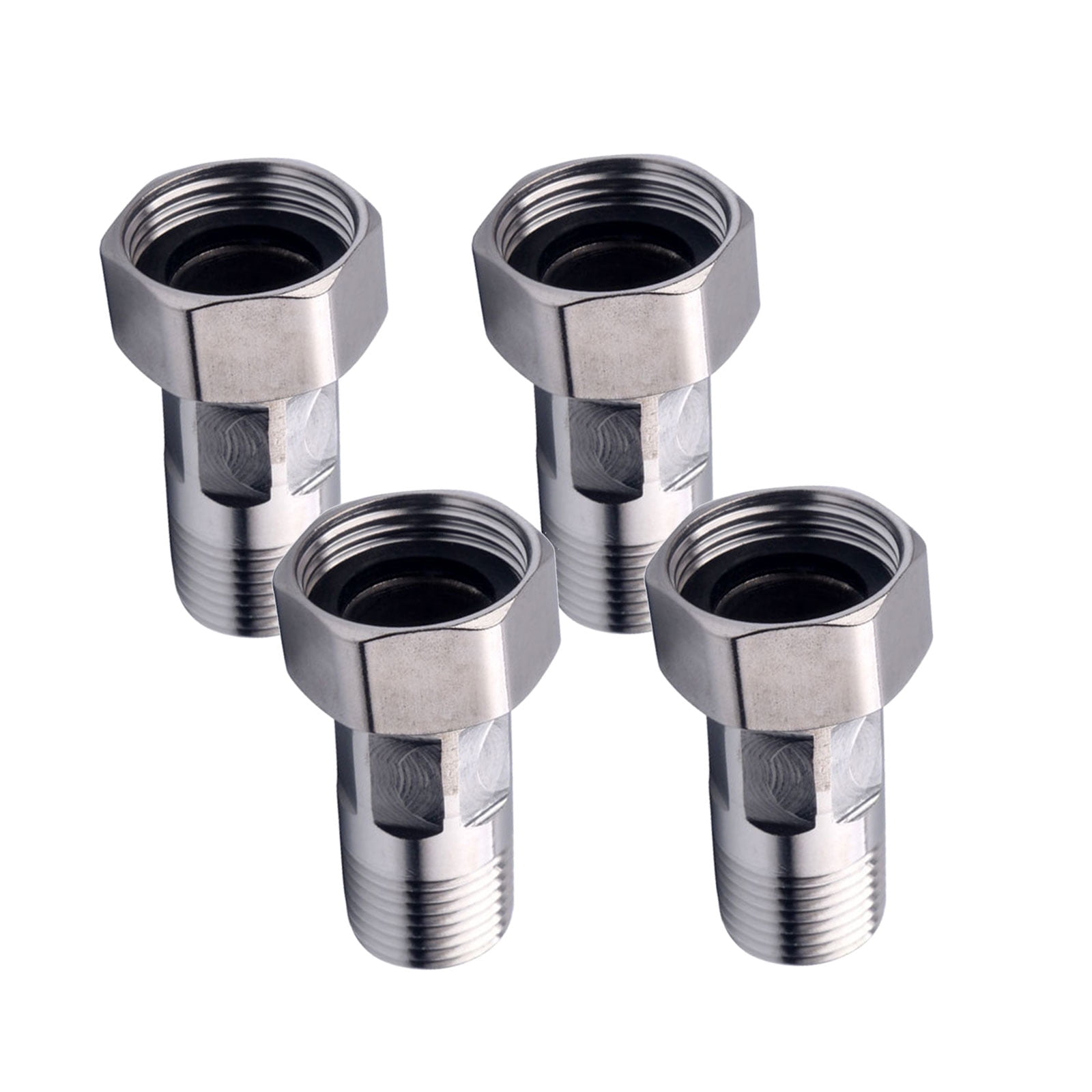 lixuesong 4Pcs Stainless Steel Water Pipe Reducing Union Quick Coupling ...