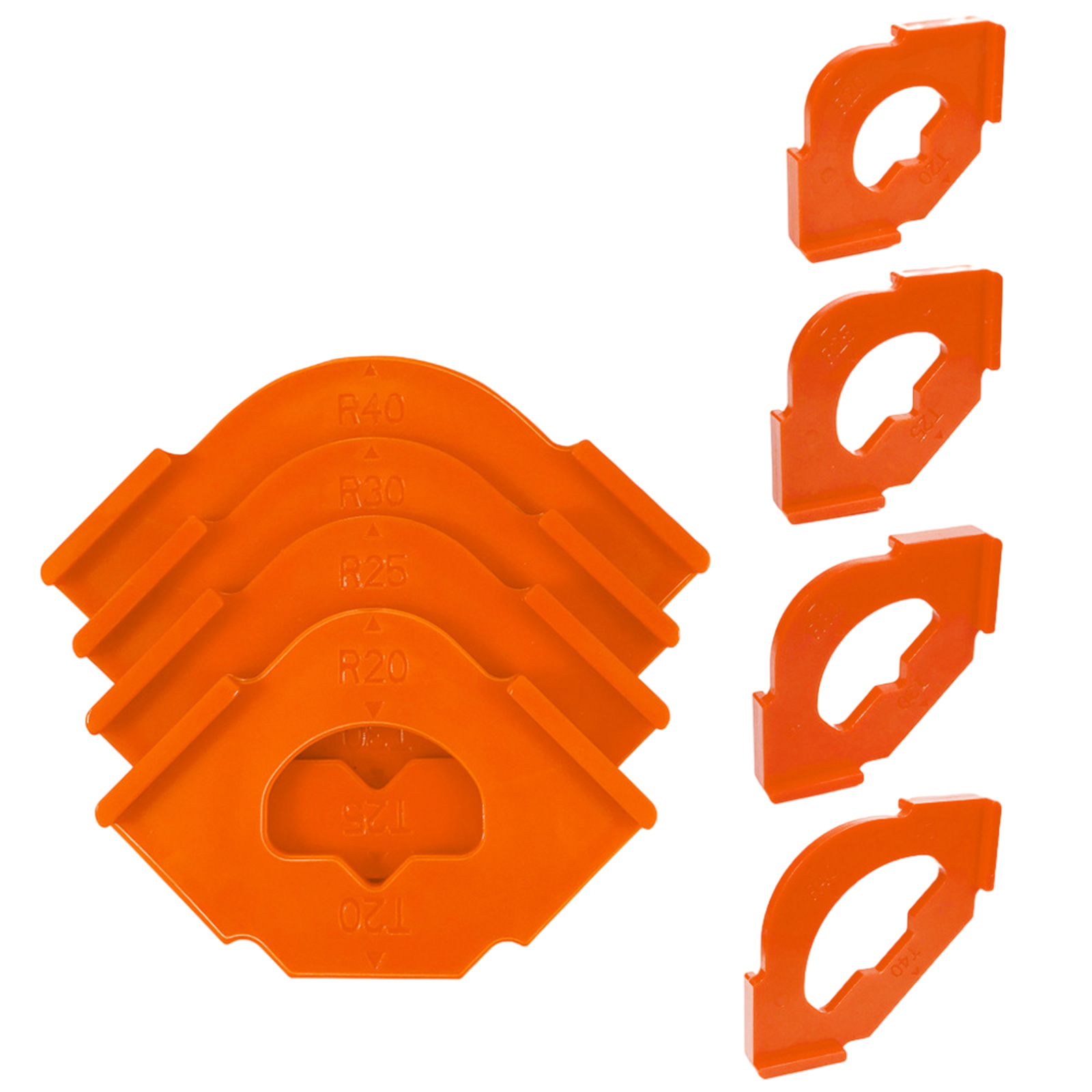 lixuesong 4Piece Woodworking Quick Locator Set for Precise R Angled and ...