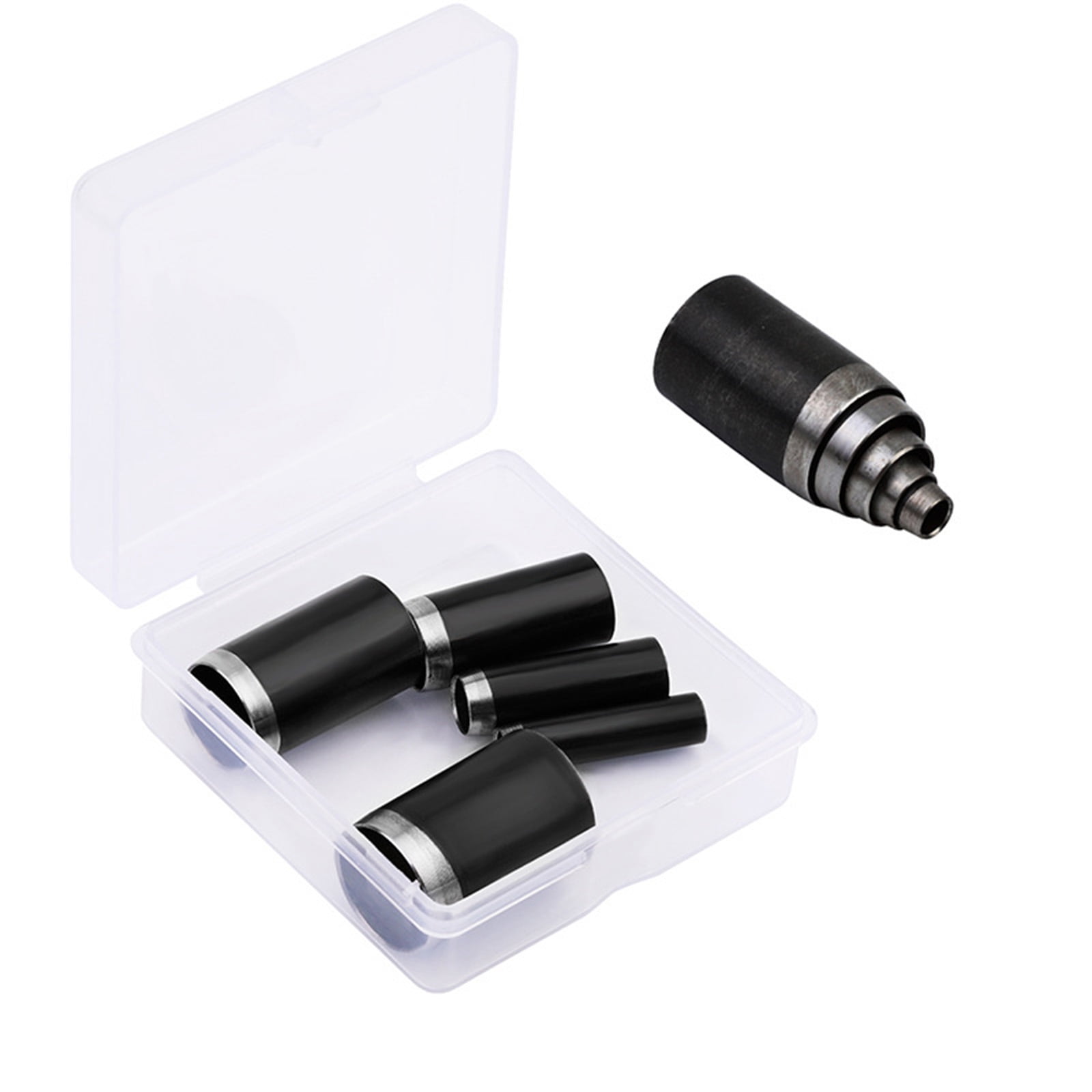 lixuesong 5Pcs Leather Round Hole Cutter Set Leather Punching Tool with ...