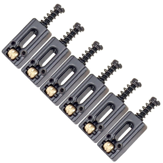 lixuesong 6 Pcs Electric Guitar Tremolo Bridge Saddle 6 String Guitar ...
