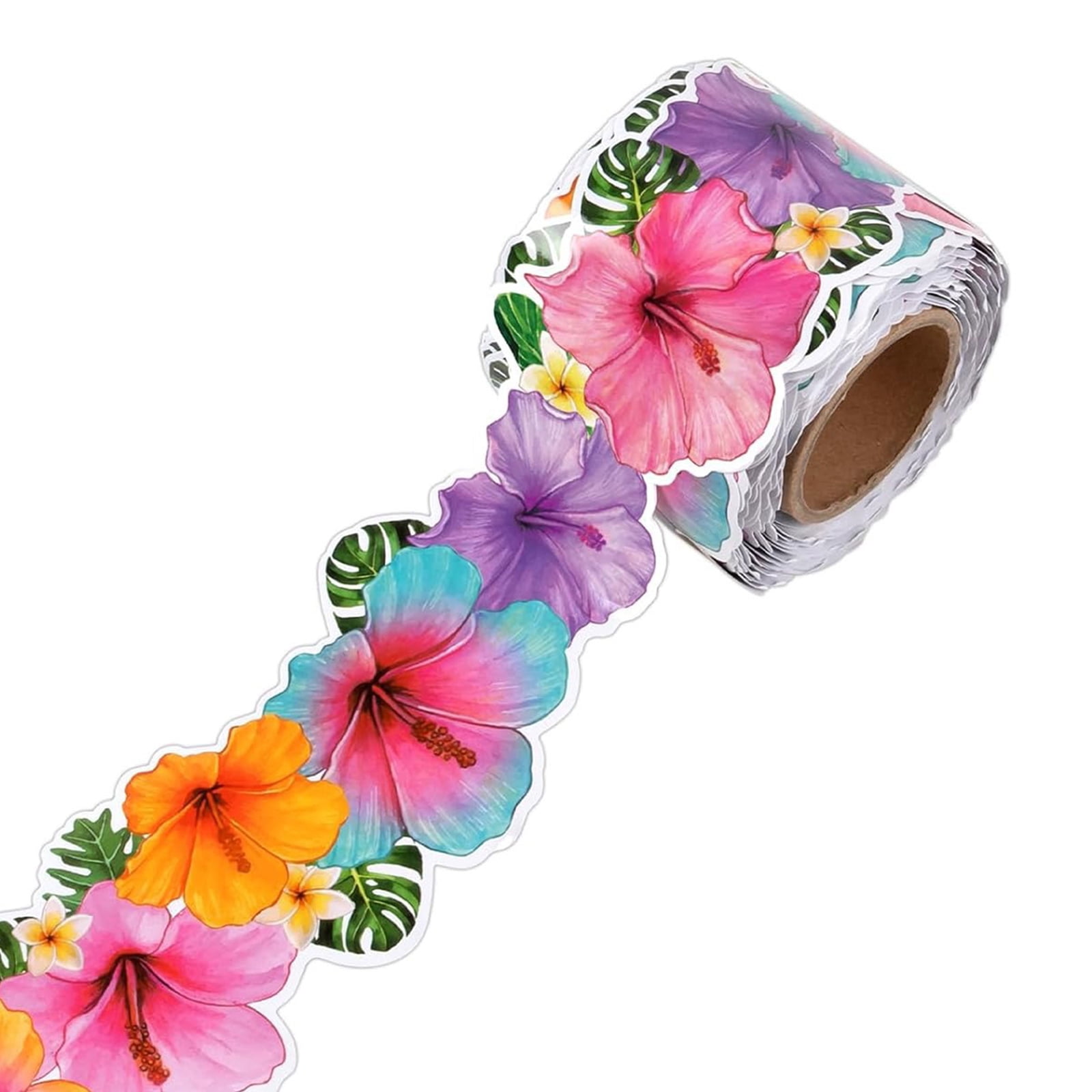 lixuesong 60.69ft Bulletin Board Border Trim Leaf Flower Border Trim ...